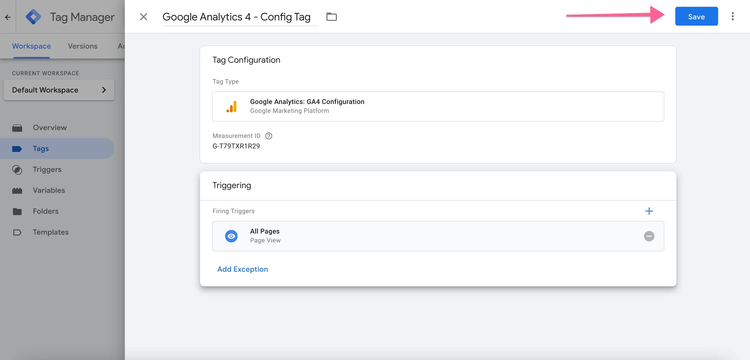 Integrating Google Analytics with Webflow via Tag Manager